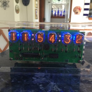 Homemade Six-digit Nixie Clock, Made With National Nixie Tubes, RGB Led ...