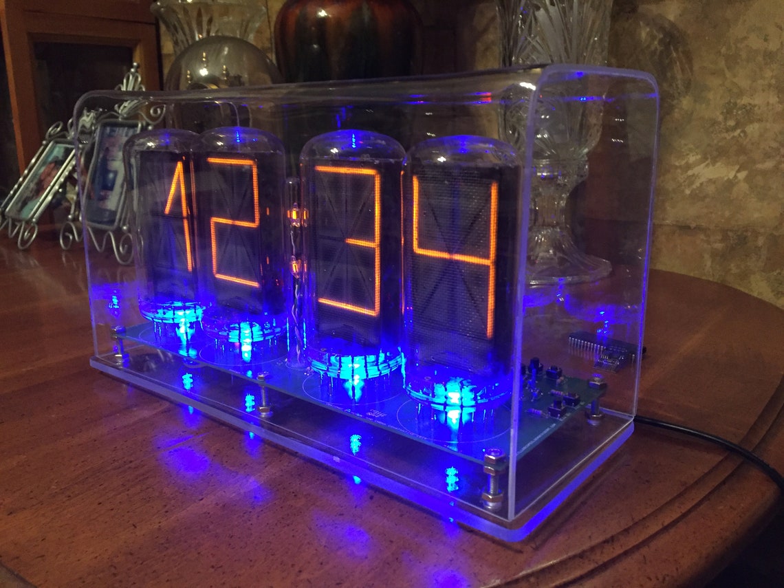 Homemade B7971 Nixie Clock Made With B7971 Nixie Tubes RGB - Etsy