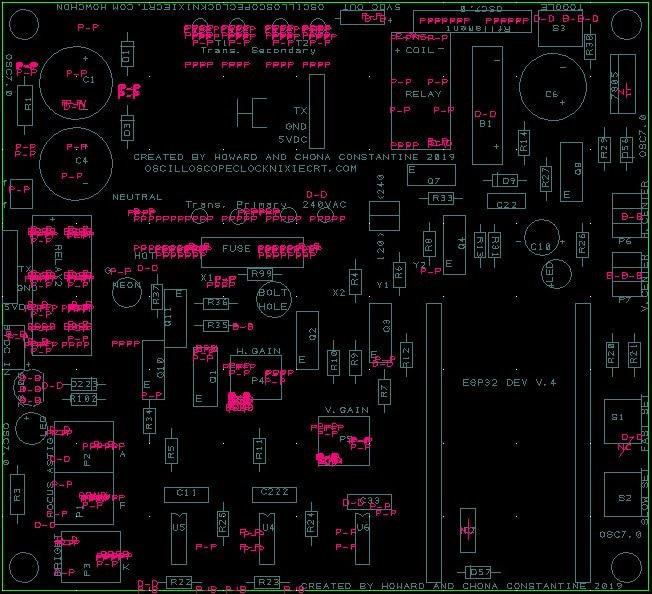 OSC7.8 Oscilloscope Clock KIT (unassembled) Includes Pcb, Components - Etsy