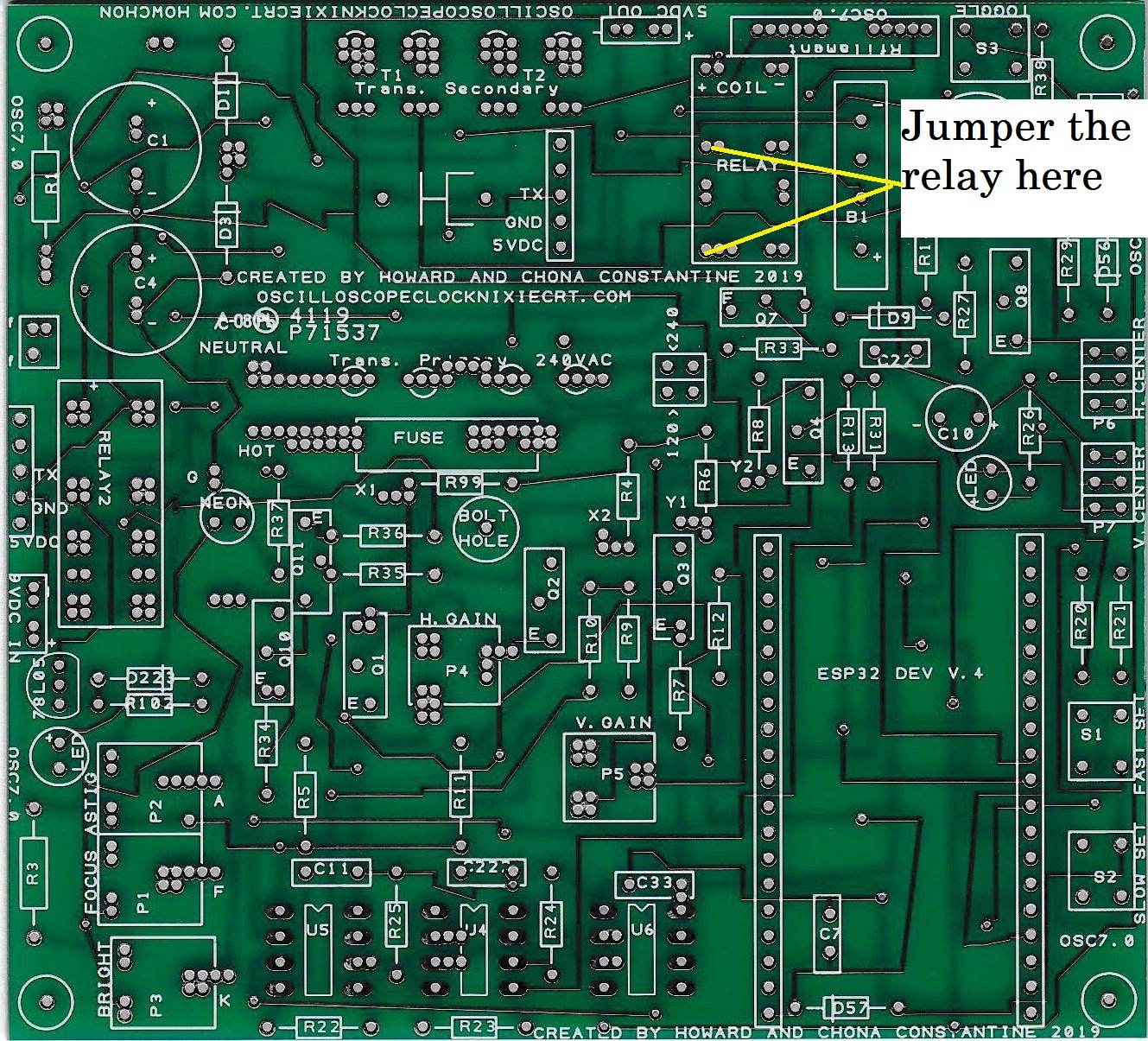 OSC7.8 Oscilloscope Clock KIT unassembled Includes Pcb - Etsy
