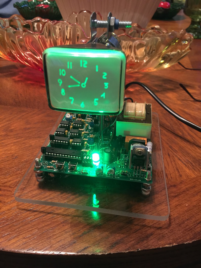 Oscilloscope Clock or Scope Clock Analog Design Cathode Ray | Etsy