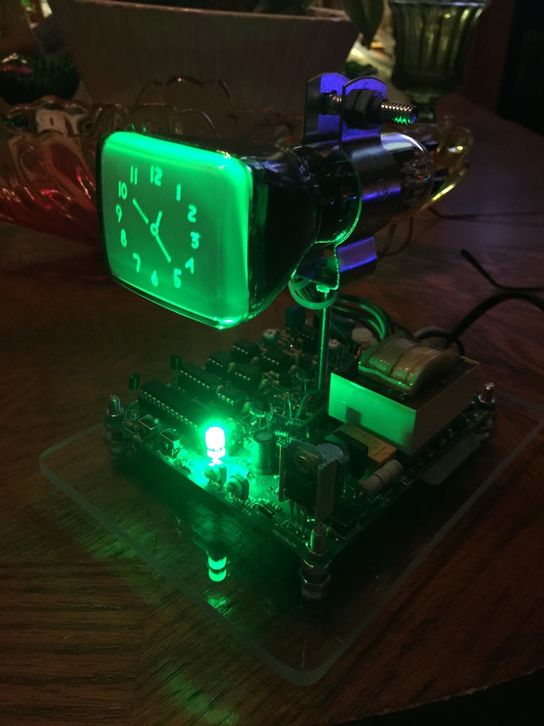 Oscilloscope Clock or Scope Clock Analog Design Cathode Ray Tube ...