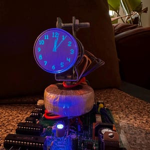 World's Smallest Oscilloscope Clock Scope Clock Cathode Ray Tube, With ...