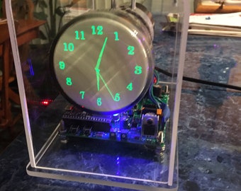 Oscilloscope Clock or Scope Clock Analog Design Cathode Ray Tube ...