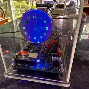 Oscilloscope Clock or Scope Clock New Design Century Font Wifi Included ...