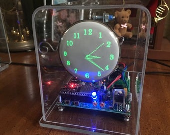 Oscilloscope Clock or Scope Clock New Design Century Font Wifi Included ...