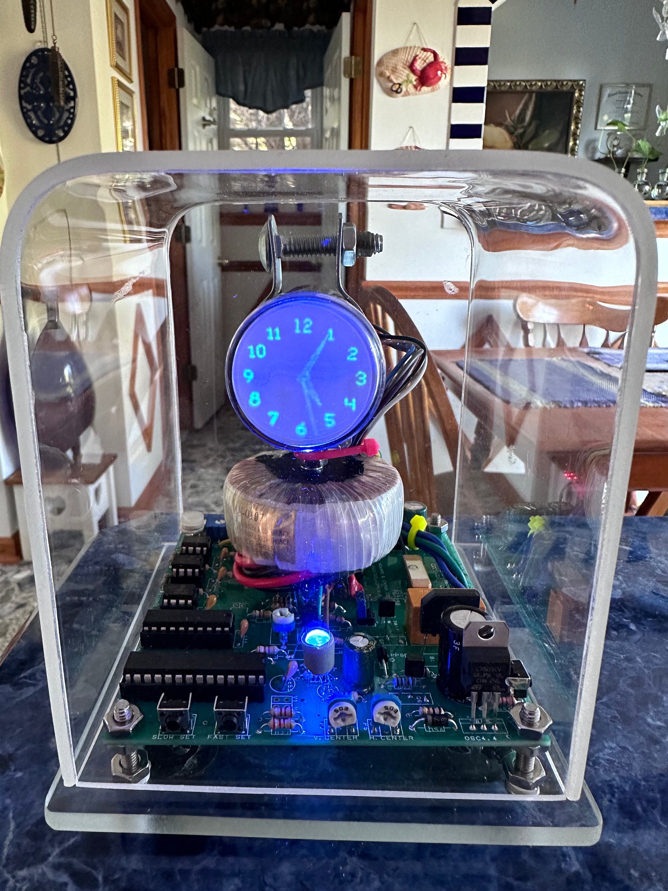 World's Smallest Oscilloscope Clock Scope Clock Cathode Ray Tube, With ...