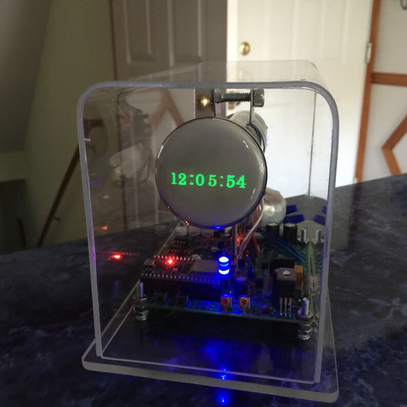 Oscilloscope Clock or Scope Clock New Design Century Font Wifi - Etsy