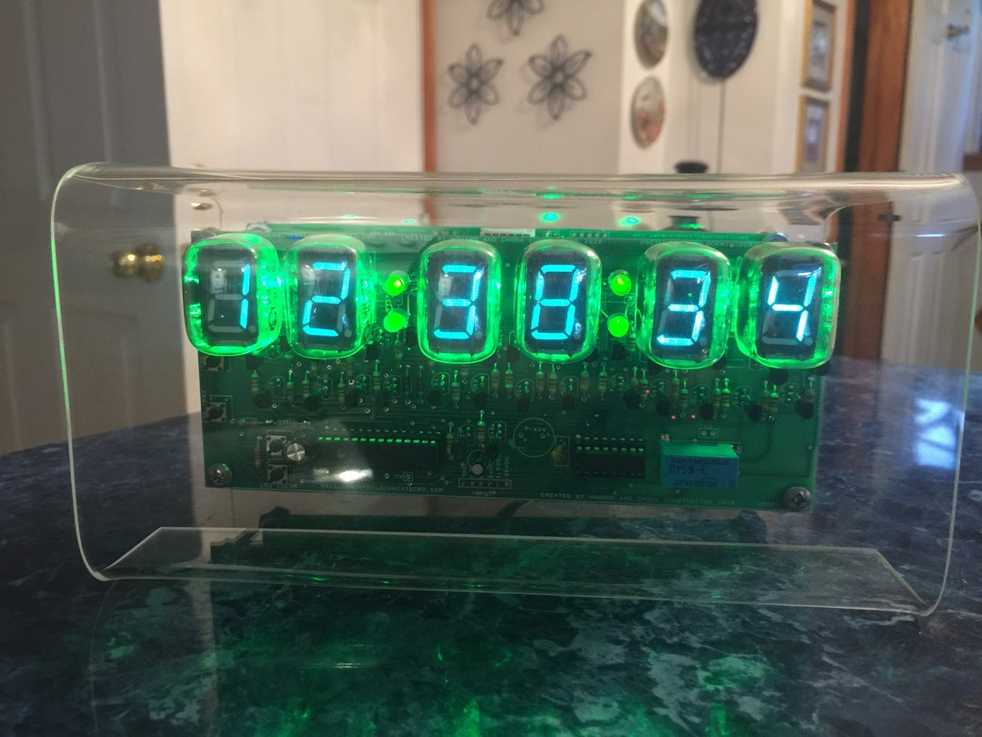 Homemade Six-digit VFD Clock, Made With IV-22 Vfd Tubes, RGB Led ...