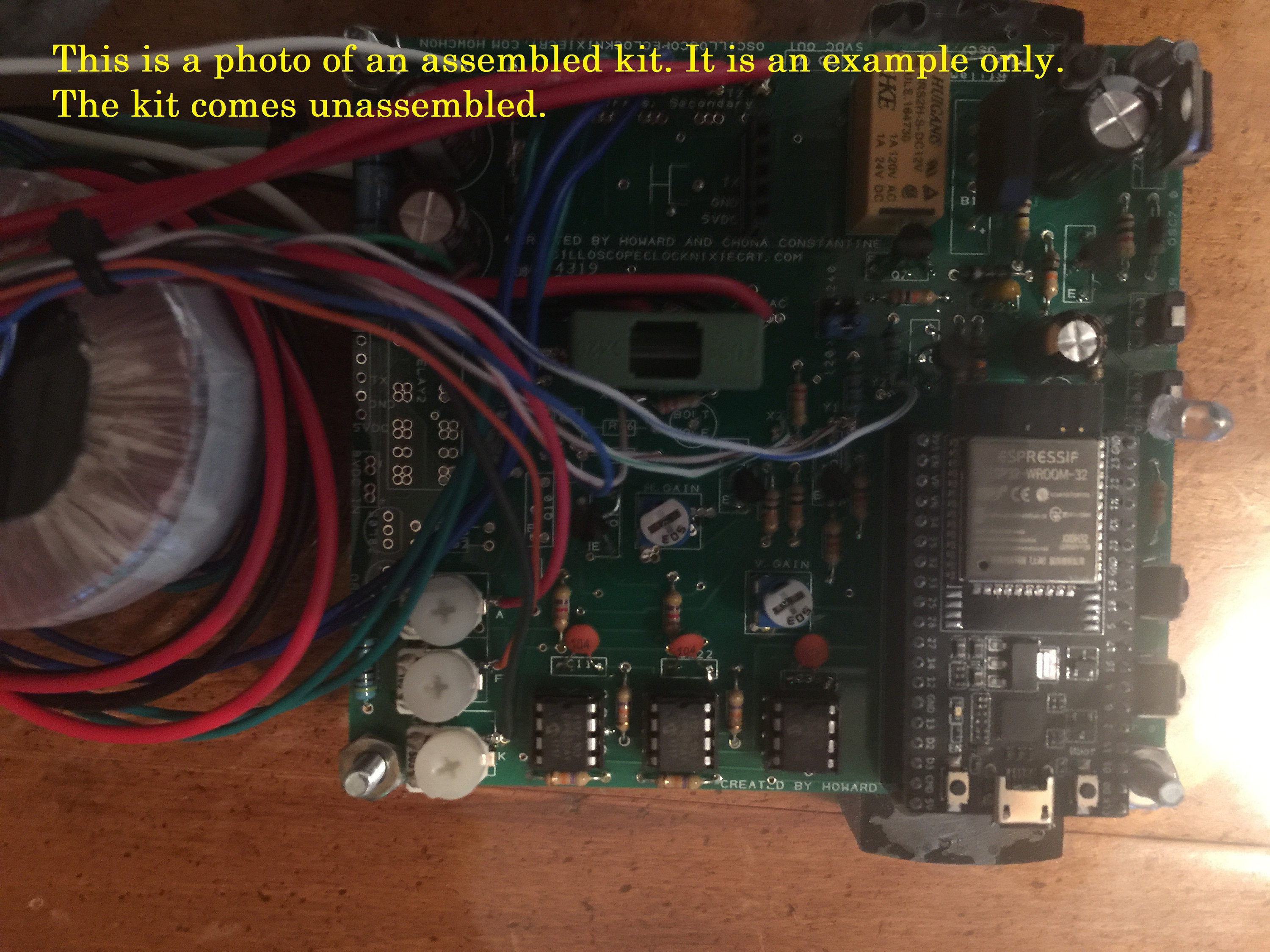 OSC7.8 Oscilloscope Clock KIT unassembled Includes Pcb - Etsy