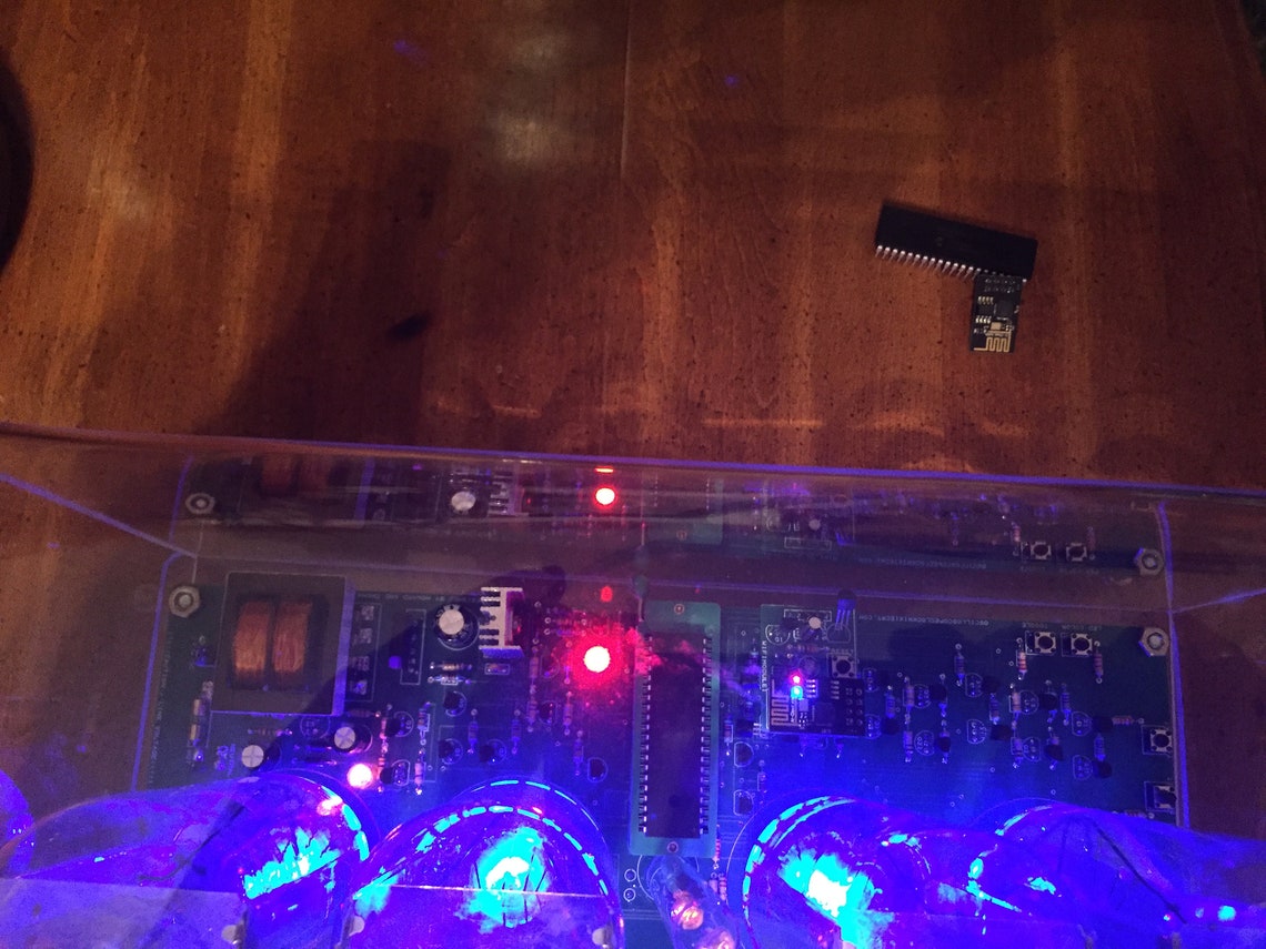 Homemade B7971 Nixie Clock Made With B7971 Nixie Tubes RGB | Etsy