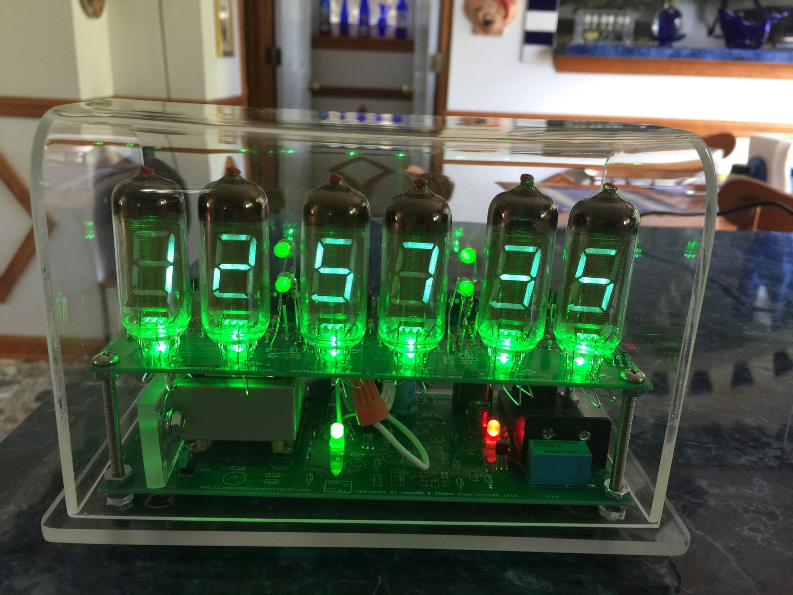 Homemade Six-digit VFD Clock Made With IV-11 Vfd Tubes RGB - Etsy