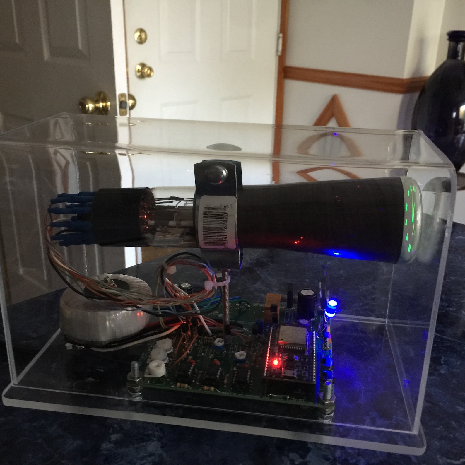 Oscilloscope Clock or Scope Clock New Design Century Font Wifi - Etsy