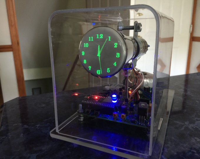 Oscilloscope Clock or Scope Clock New Design Century Font Wifi Included ...