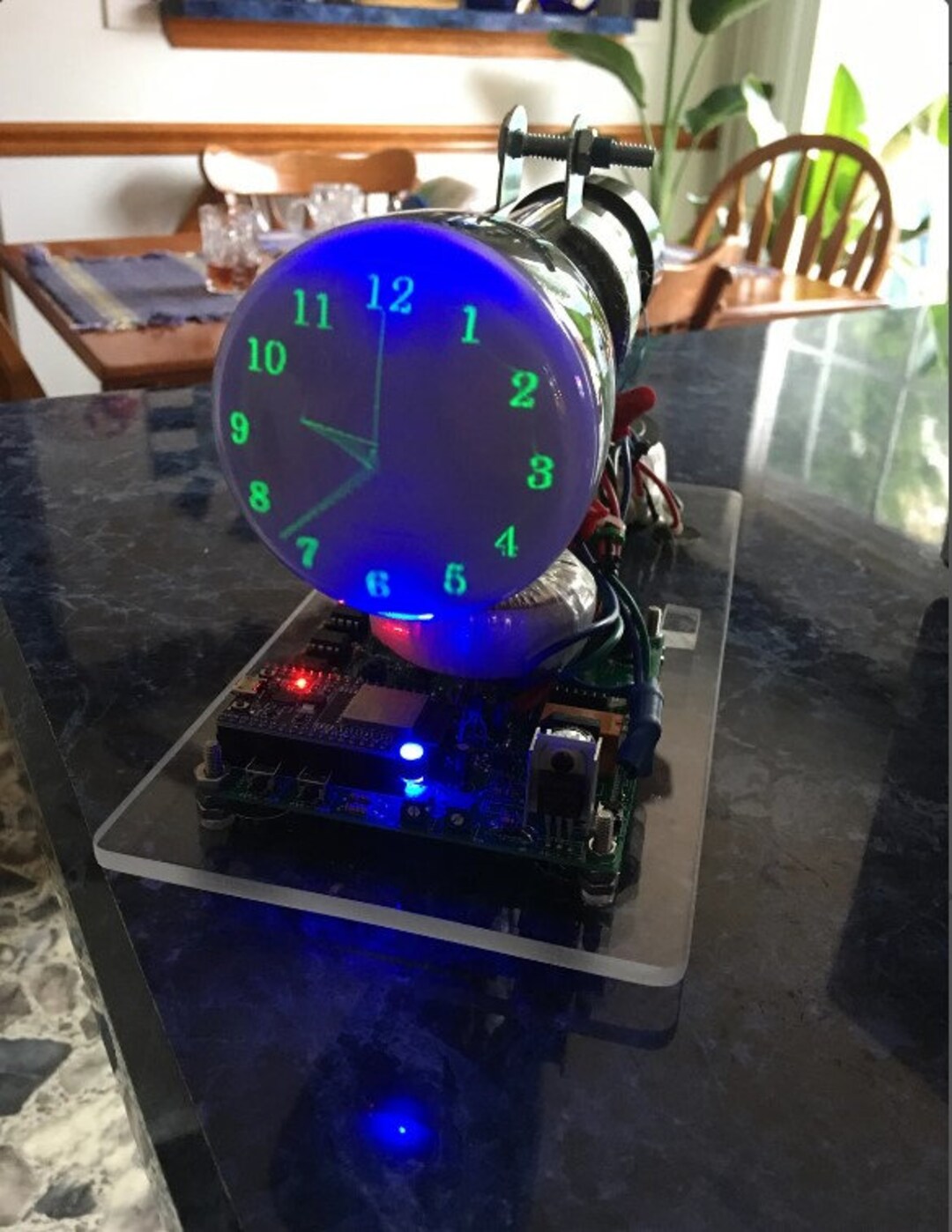 Oscilloscope Clock or Scope Clock Made With Cathode Ray Tube, Vintage ...