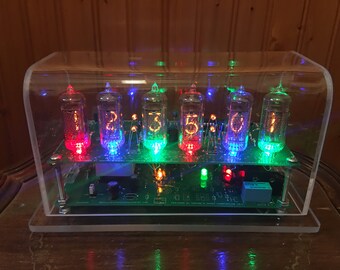 Homemade B7971 Nixie Clock, Made With B7971 Nixie Tubes, RGB Led ...