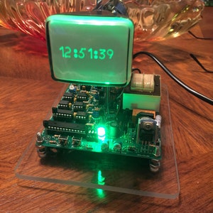 Oscilloscope Clock or Scope Clock Analog Design Cathode Ray Tube ...