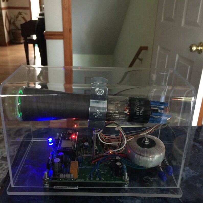 Oscilloscope Clock or Scope Clock New Design Century Font Wifi - Etsy