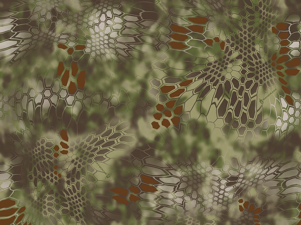 Kryptek Mandrake Camo truck/auto air release wrap vinyl Matte