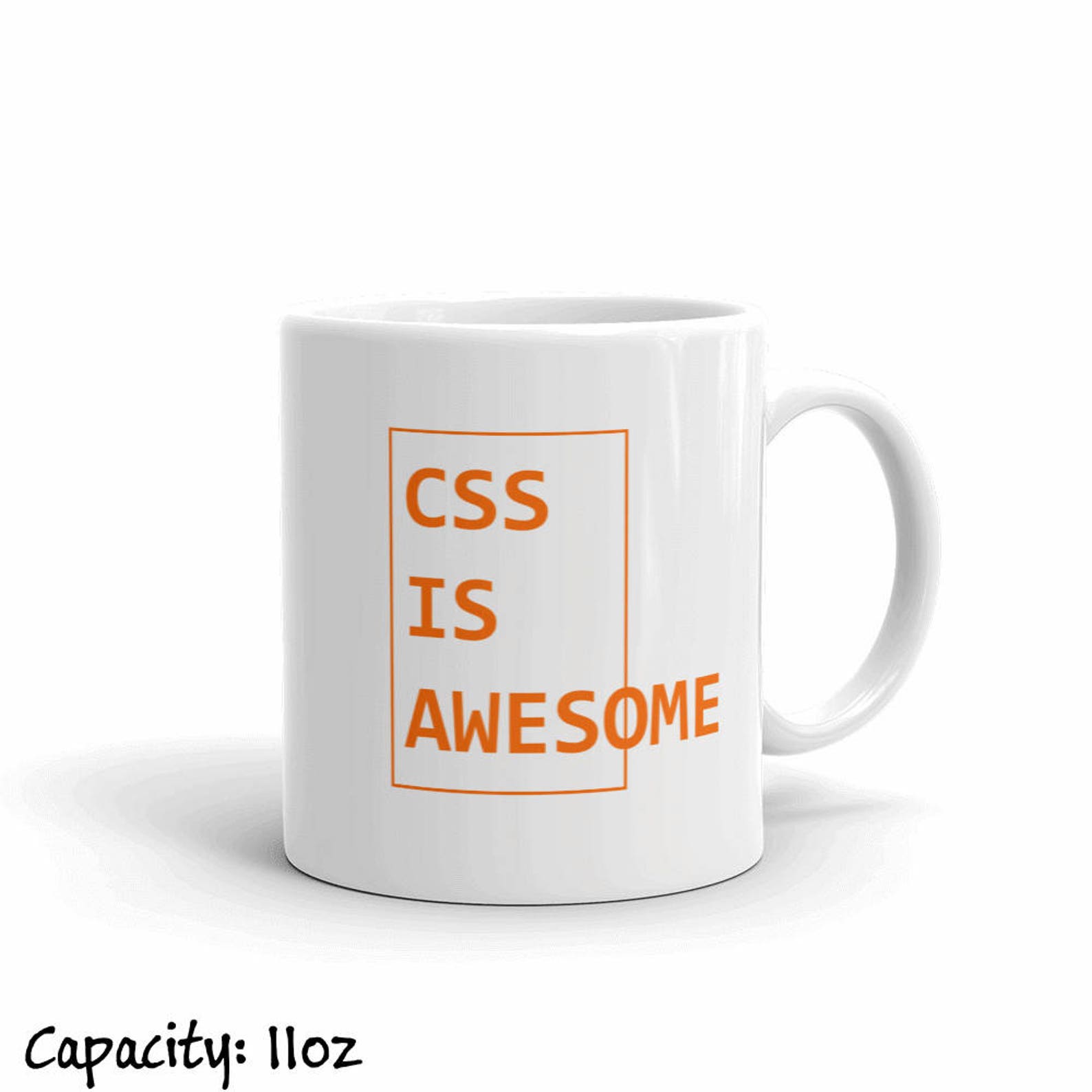 CSS is Awesome Mug for Geeks, Web Design Coffee Mug, Tea Mug,computers ...
