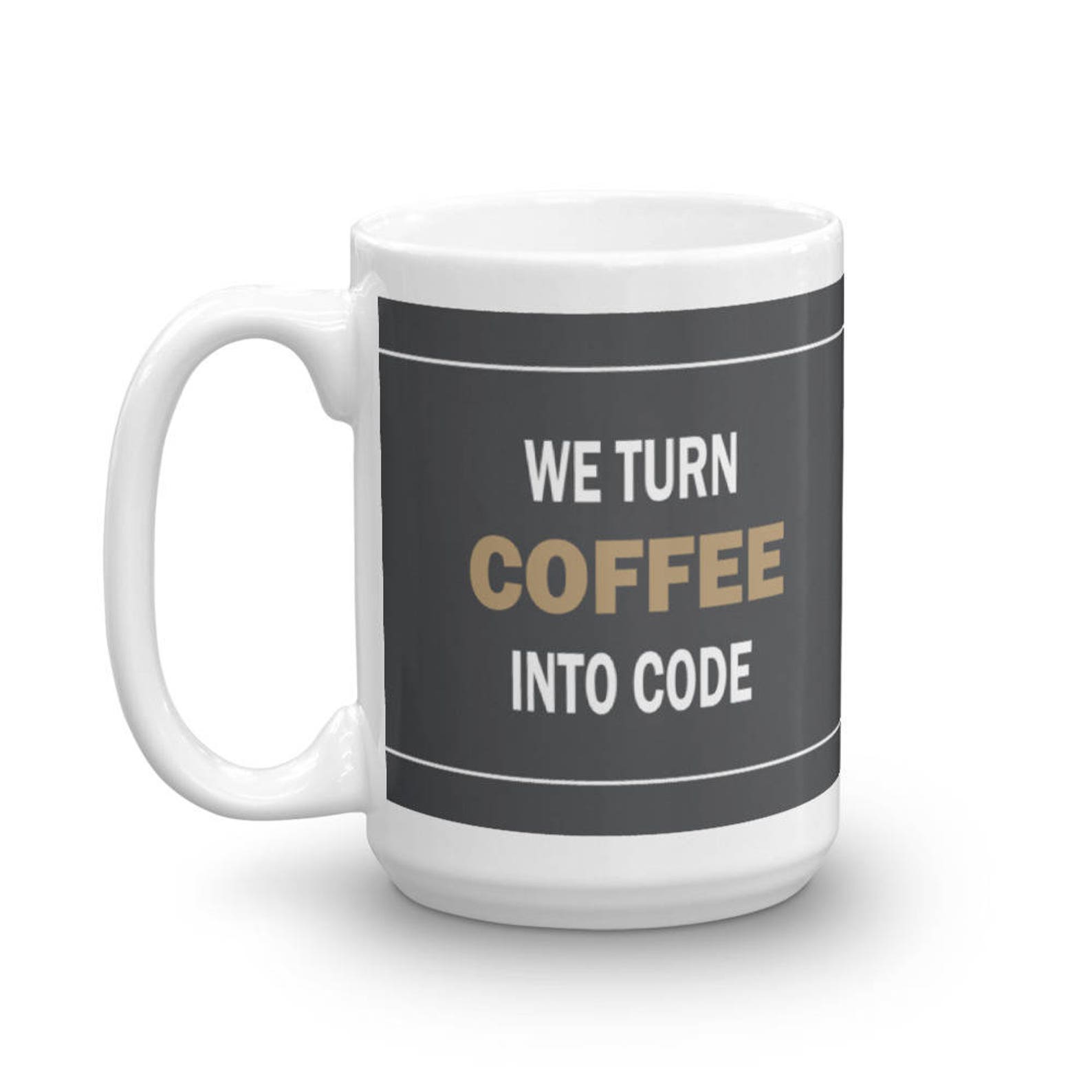 We Turn Coffee Into Code Mug for Geeks Computers Coffee Mug - Etsy
