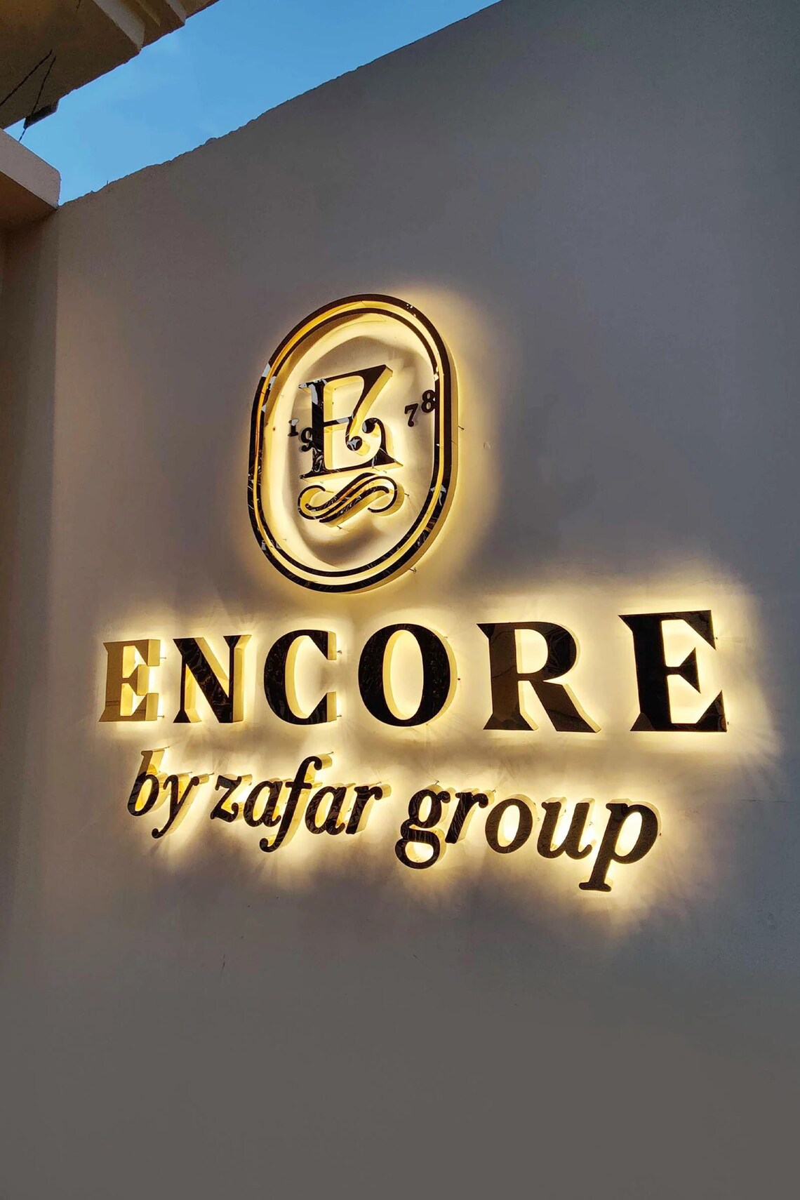 Custom 3D LED Backlit Business Sign | Metal Letter Signage - Etsy