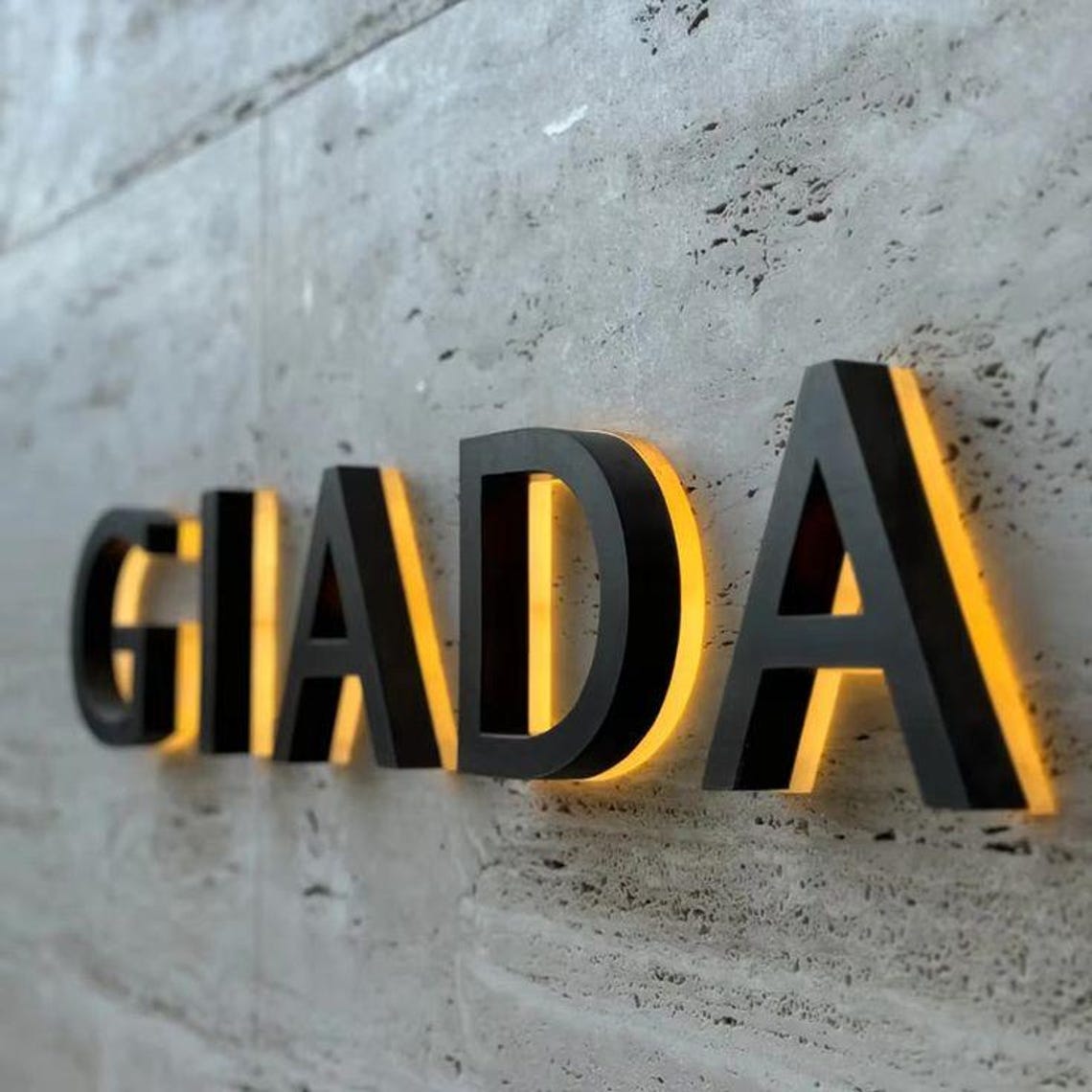 Custom 3D Backlit Sign for Business | LED Letter Signage | Illuminated ...