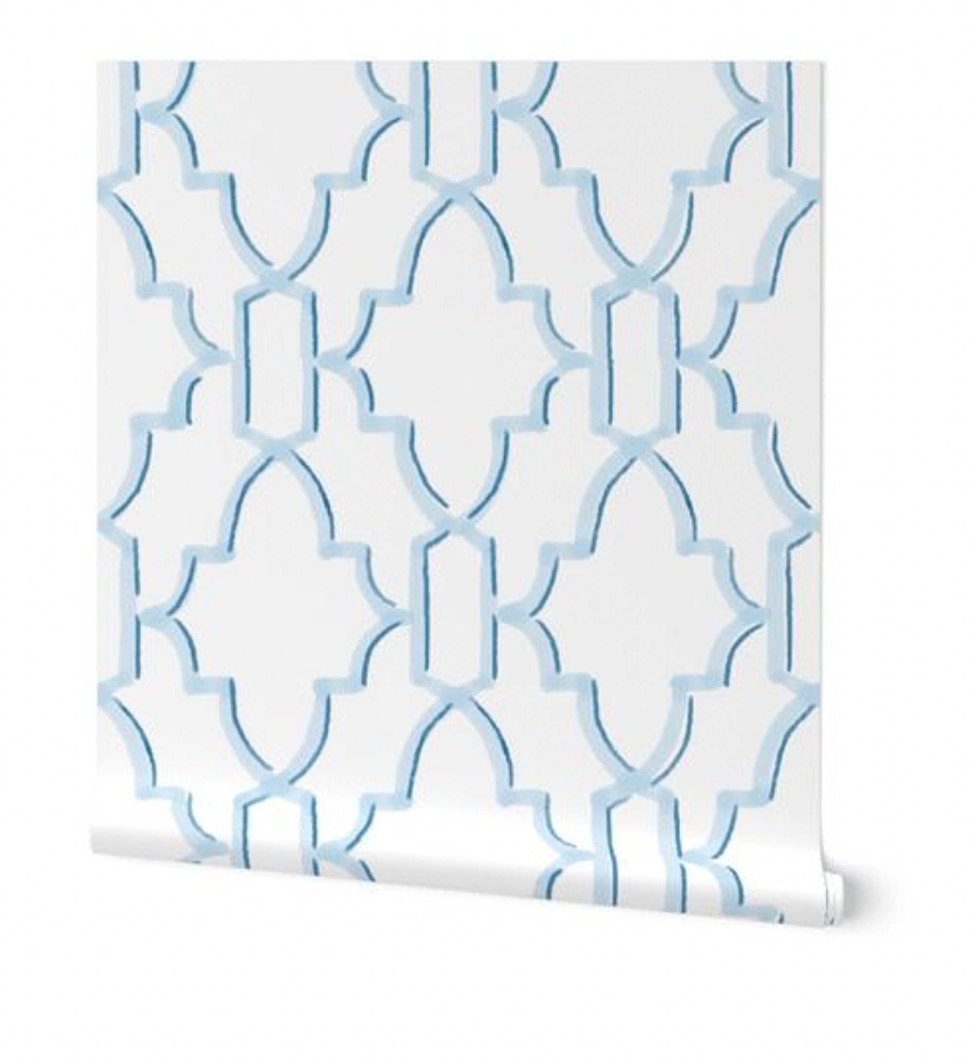 Peel and Stick Lattice Wallpaper, Geometric Removable Wallpaper, Bamboo ...