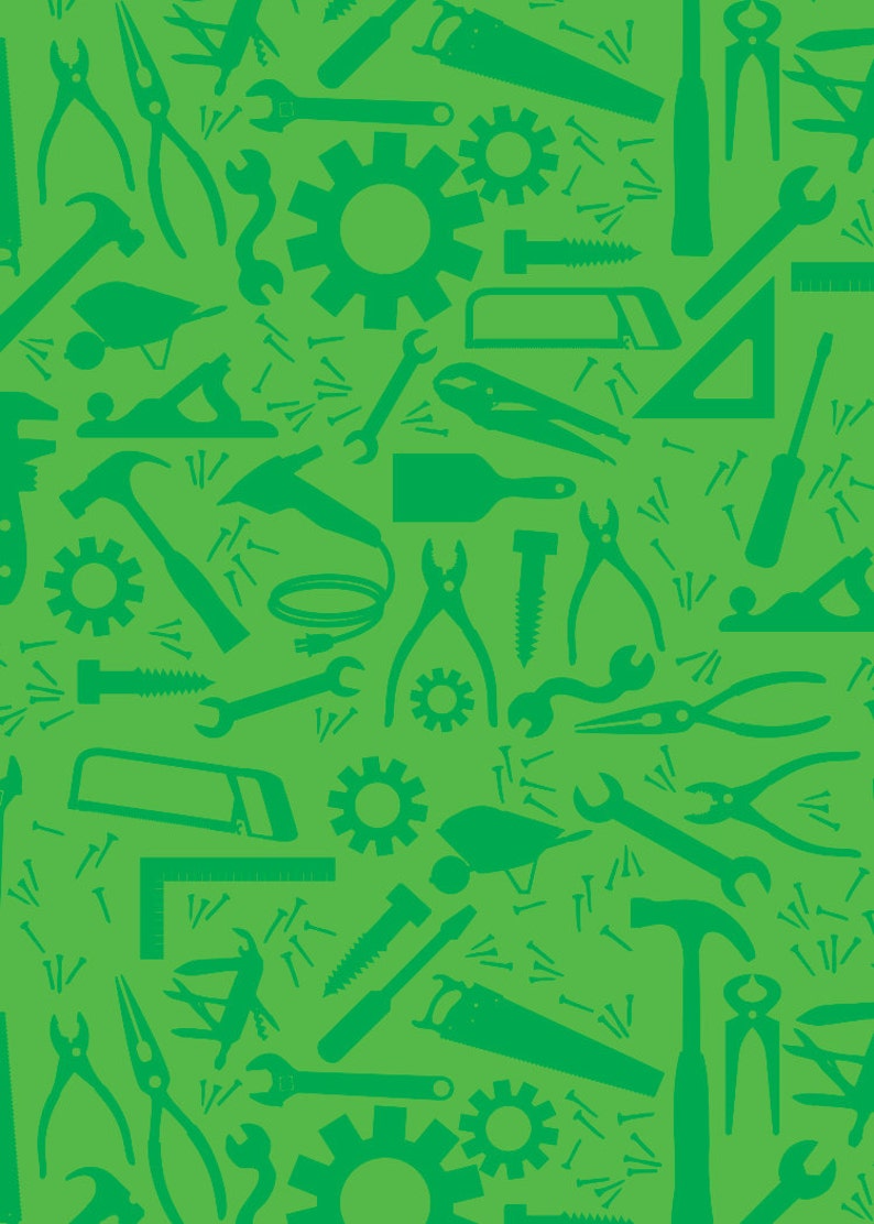 Construction Holiday Card Tools Christmas Card Custom | Etsy