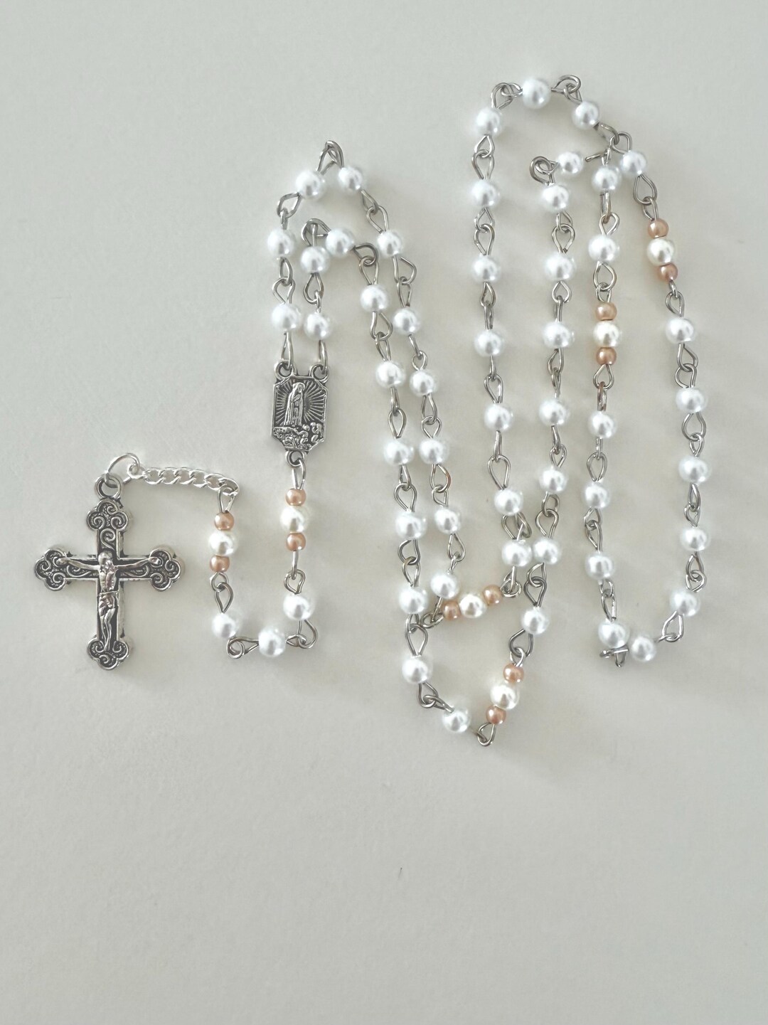 Baby Rosary, Kid’s Rosary, Child’s Rosary, Pearl Rosary, Small Rosary ...