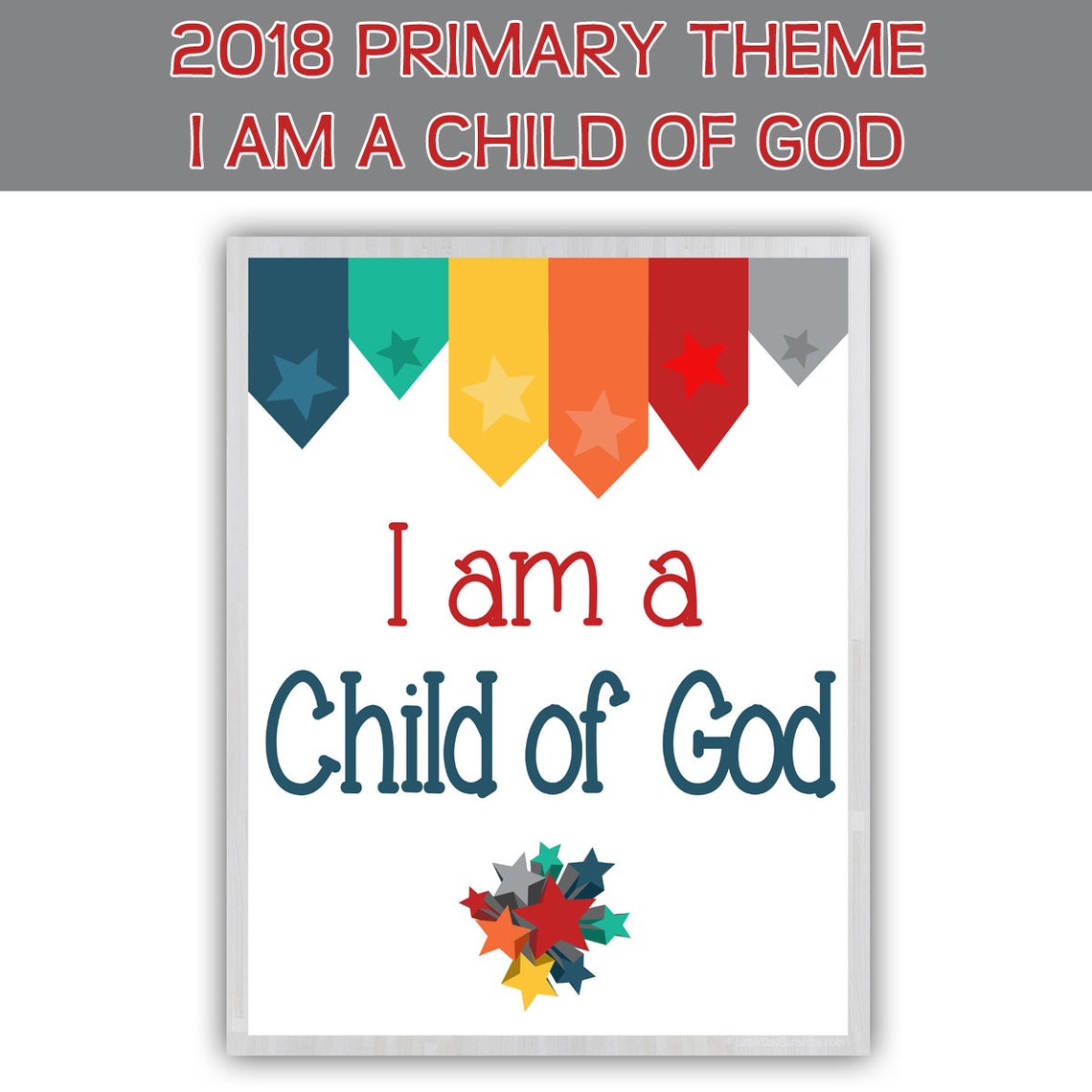 Primary Bundle I Am a Child of God Primary LDS Child of God - Etsy
