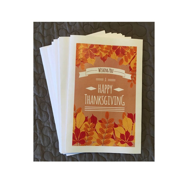 Happy Thanksgiving Wishing You a Happy Thanksgiving Program Cover 8.5 ...