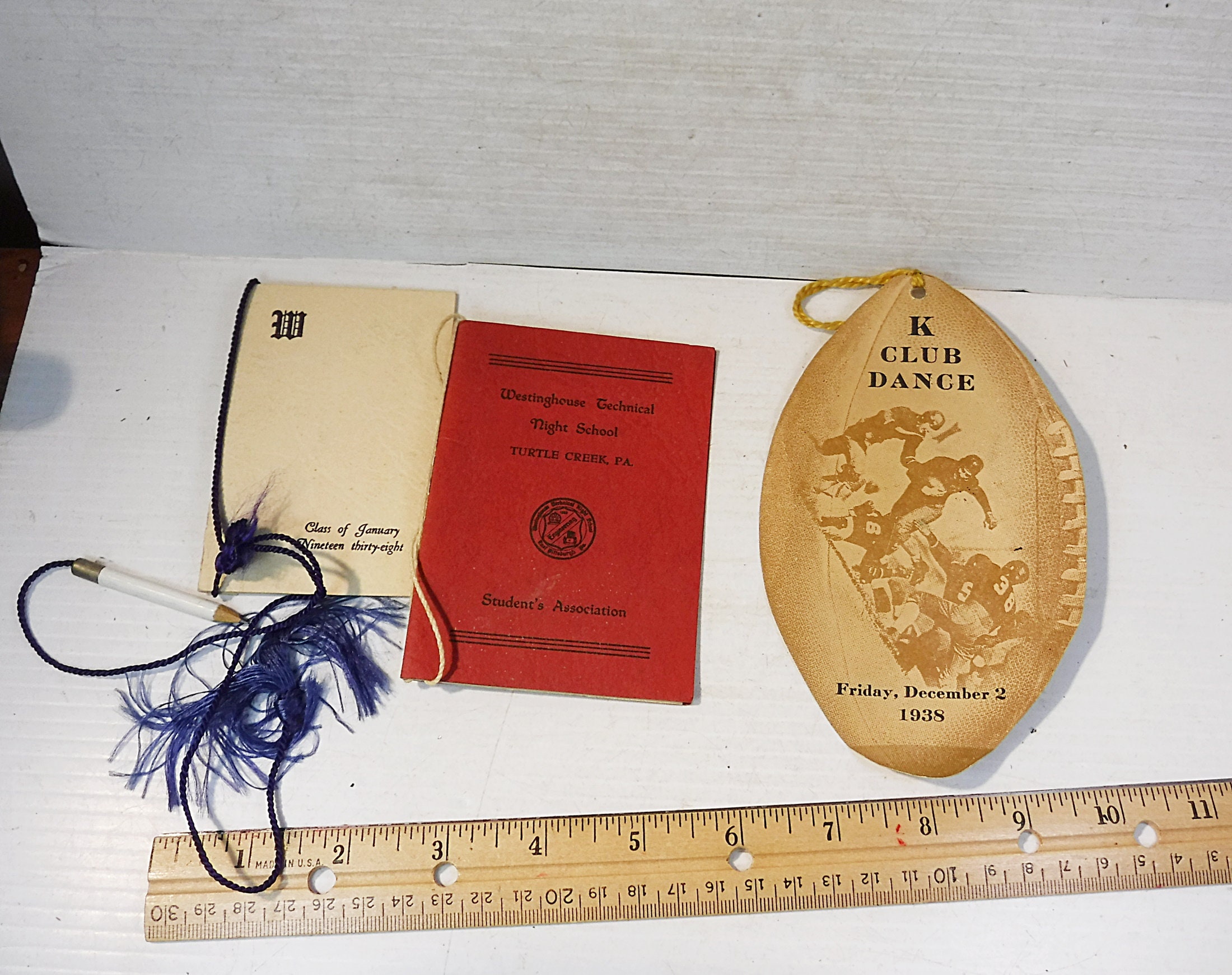 Vintage 1930s and 40s School Dance Card Lot - Etsy