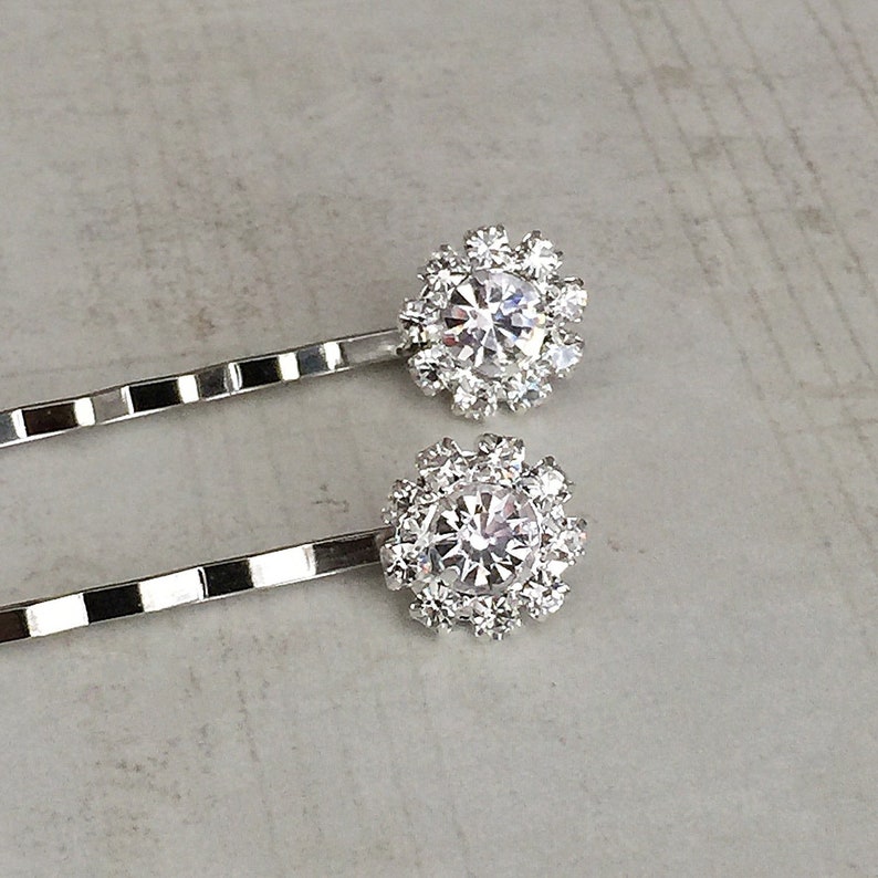 Rhinestone Hair Pins Crystal Hair Pins Rhinestone Hair - Etsy