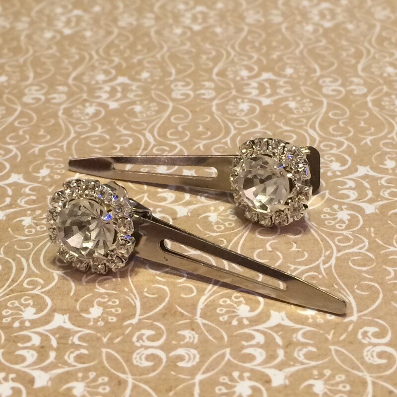 Crystal Hair Clip - Etsy