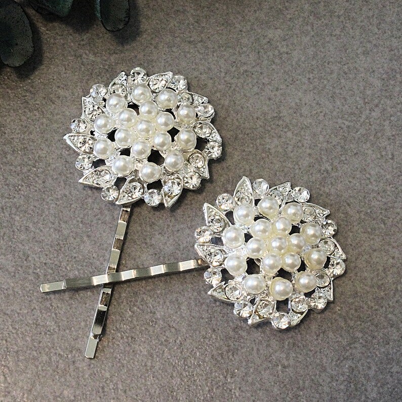 Pearl Hair Pins Pearl Bobby Pins Pearl Bridal Hair - Etsy