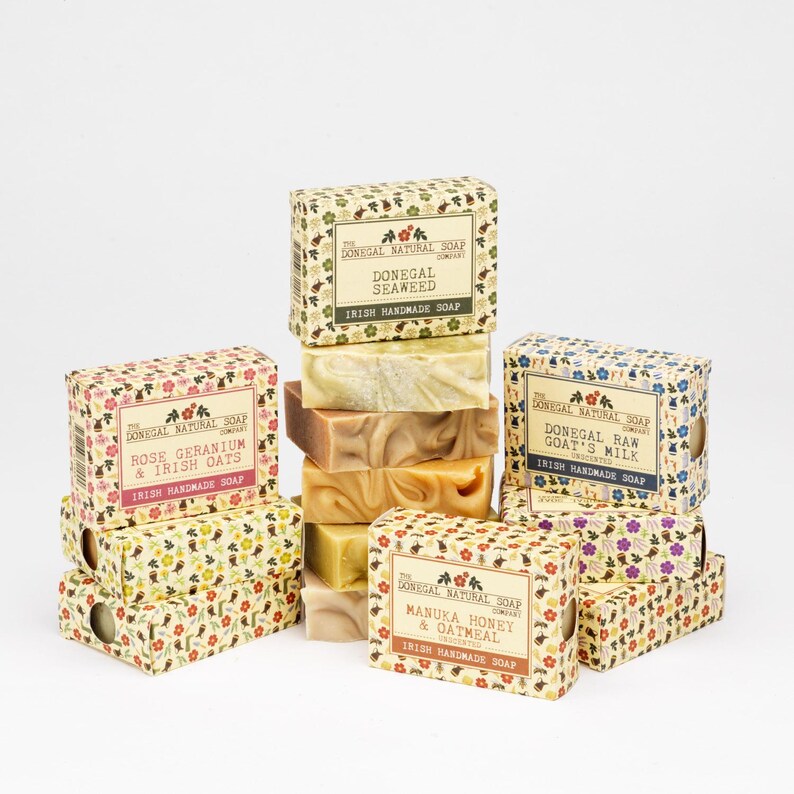 10 X Natural Palm Oil Free, Handmade in Donegal, Ireland, 100g Bars ...