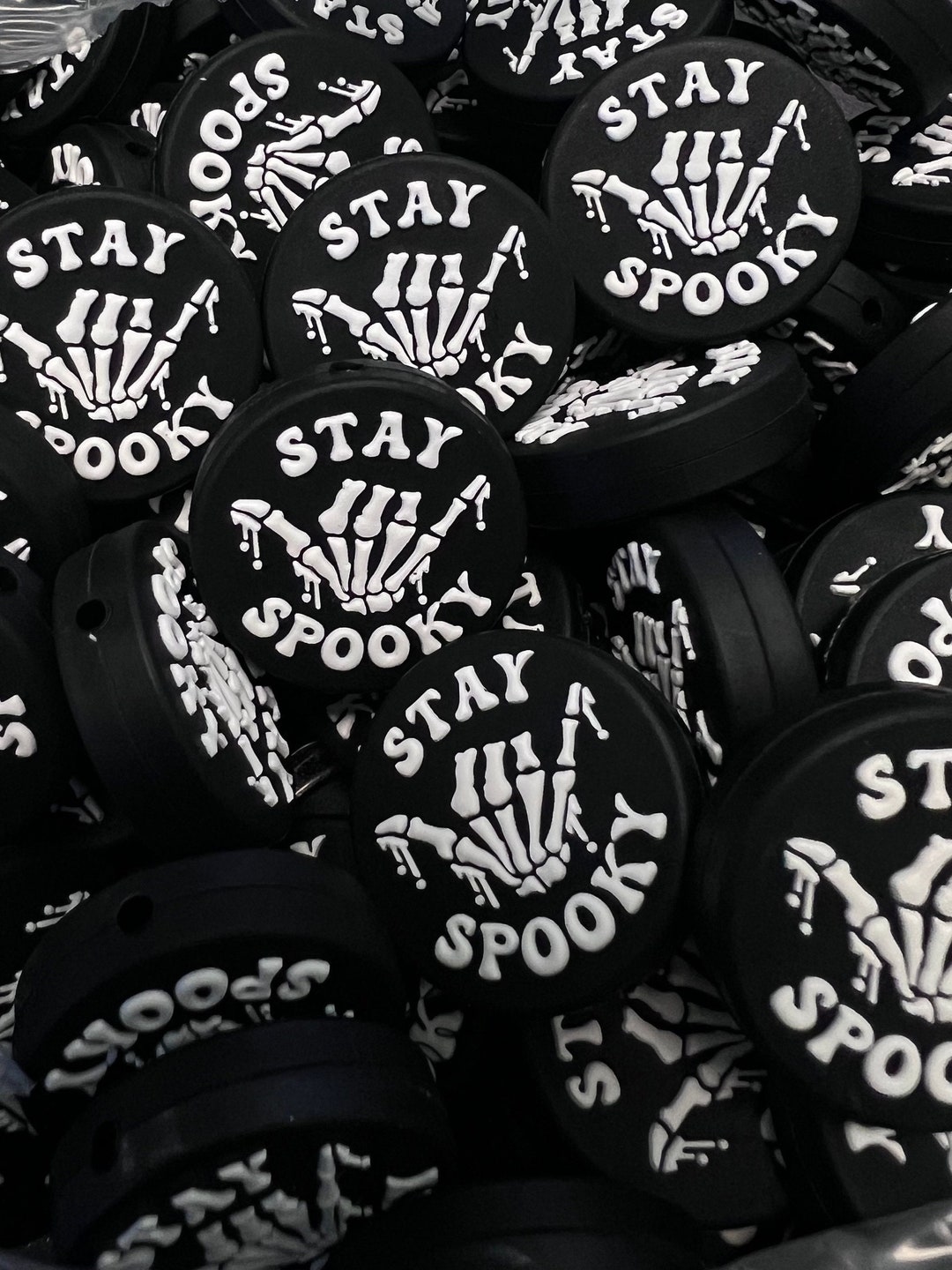 Silicone Stay Spooky Halloween Shaped Beads CRAFT SUPPLY - Etsy