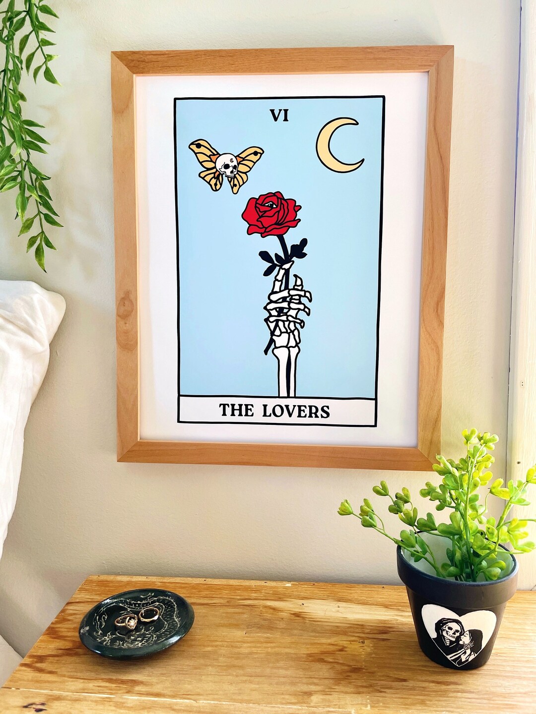The Lovers Tarot Card Art Print Multiple Sizes 8.5 X - Etsy Canada