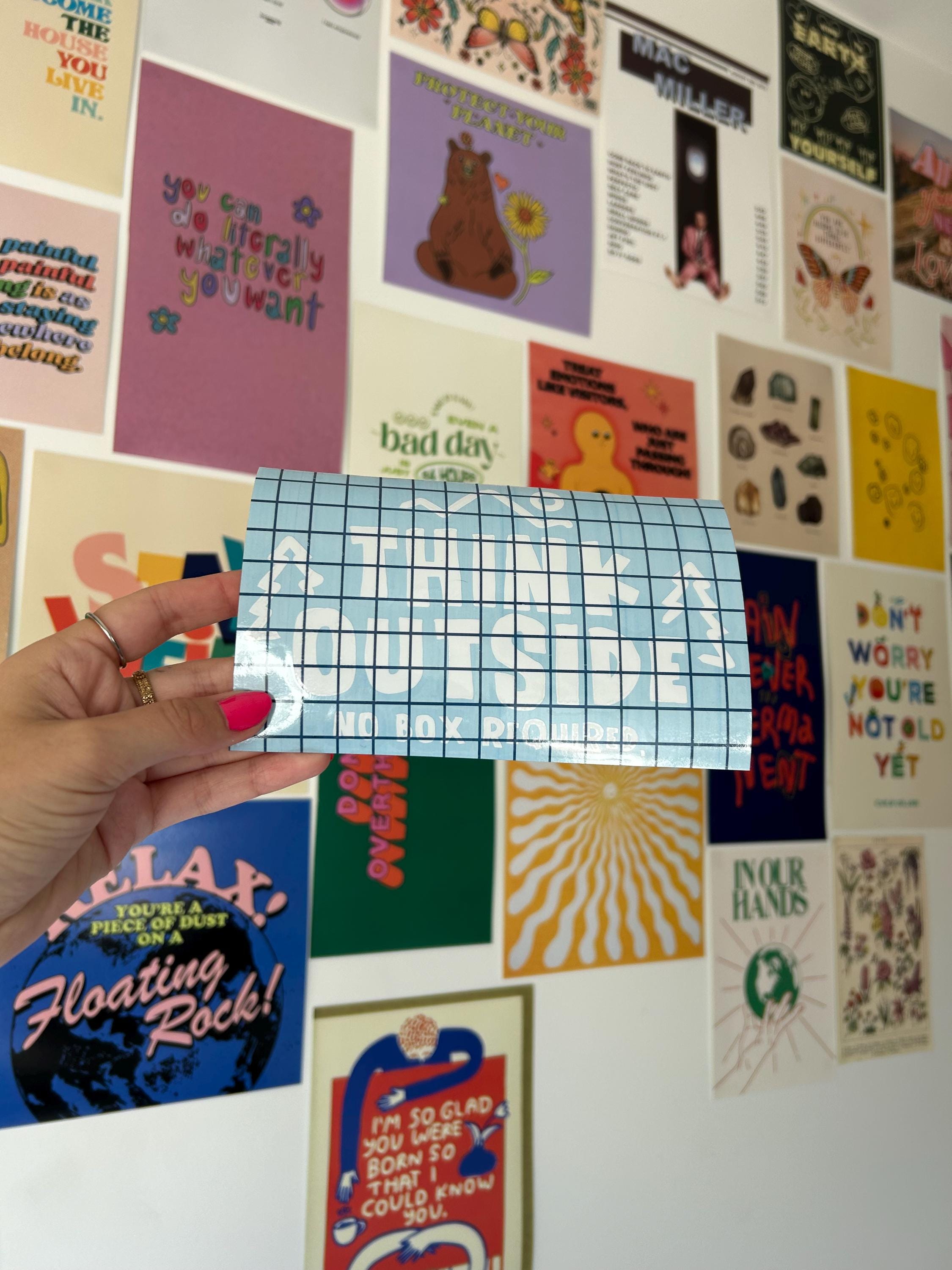 Think Outside Car Decal - Etsy