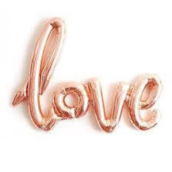 Love Script Balloon - Etsy