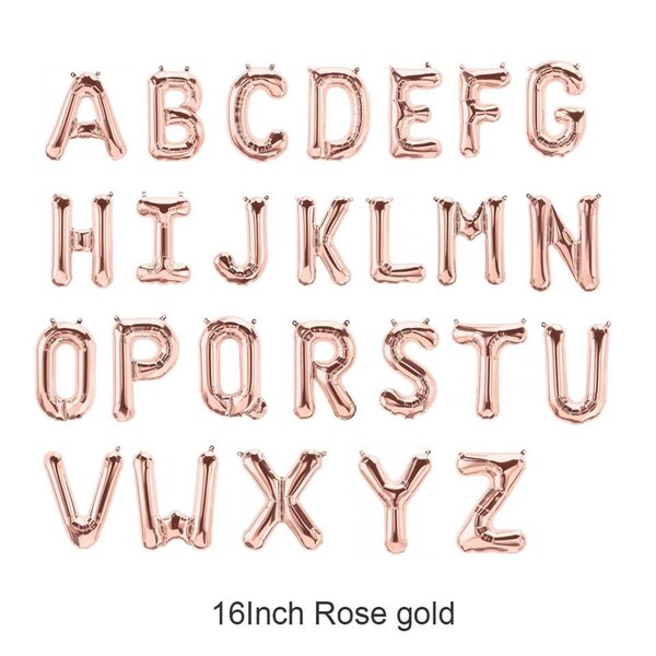 Gold Letter Balloons - Etsy