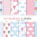 Shabby Chic Violet and Pink Digital Paper, Romantic Shabby Chic Paper ...