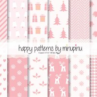 Gingham Digital Paper, Spring Gingham Backgrounds, Picnic Paper, Easter ...