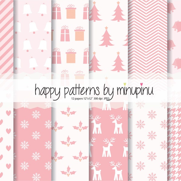 Gingham Digital Paper, Spring Gingham Backgrounds, Picnic Paper, Easter ...