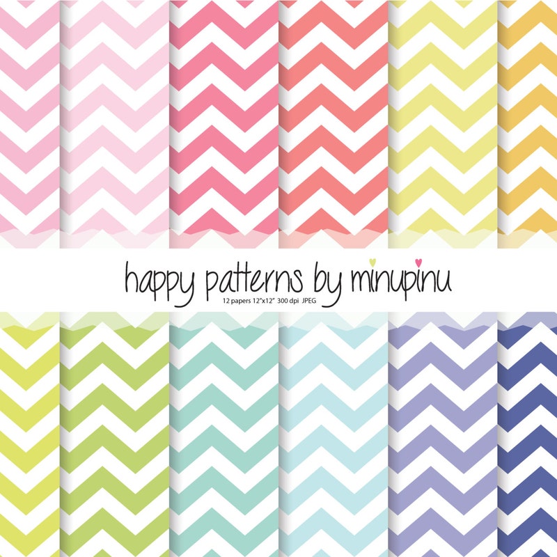 Pink Chevron - Etsy