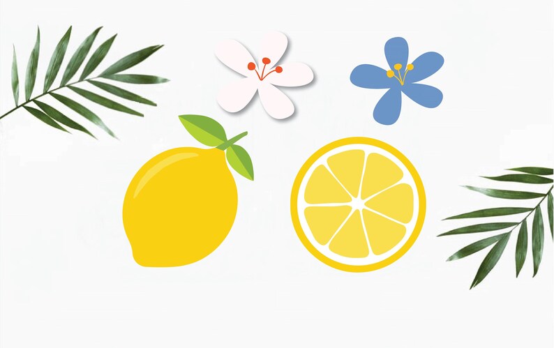LEMONADE Digital Paper Lemons Background Summer Lemon Paper - Etsy