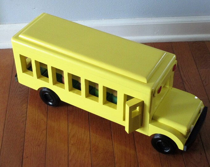 Wood School Bus - Etsy