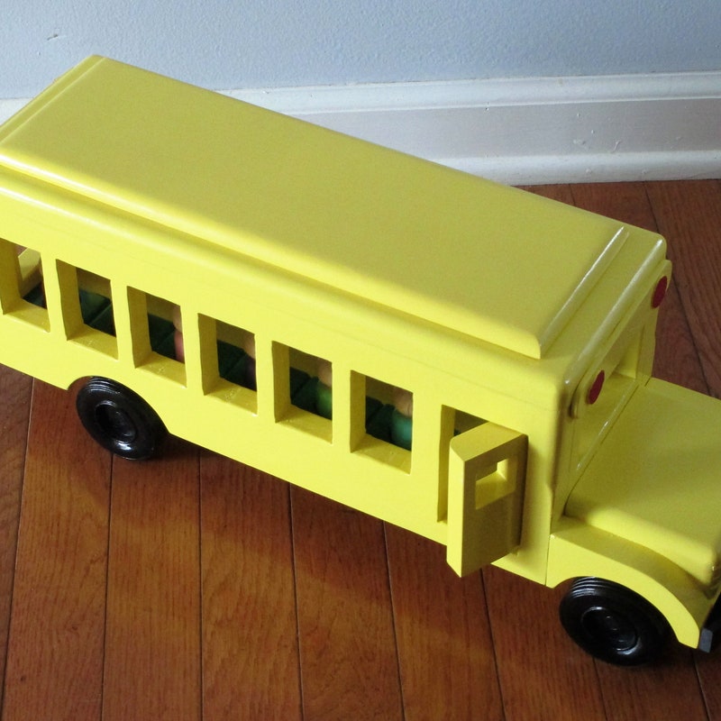 Wooden Bus - Etsy