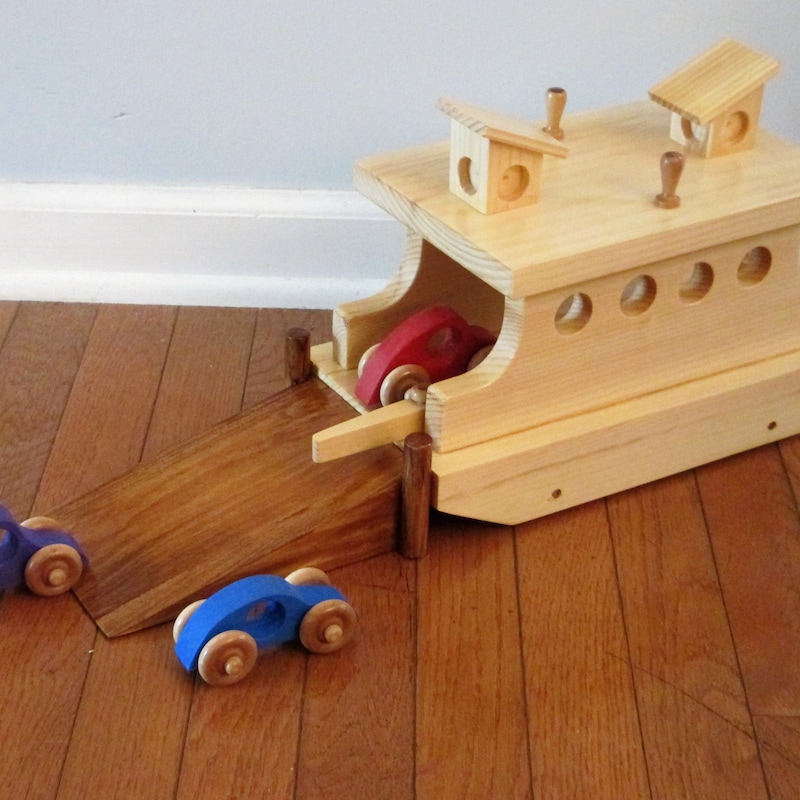 Wooden Toy Boat - Etsy
